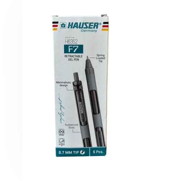 Hauser | Office | Hauser Of Germany F7 Set Of 5 Retractable Gel Pens ...